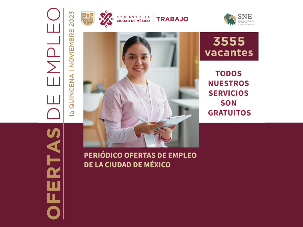 3 mil 555 vacantes laborales en el Periódico de Ofertas de Empleo